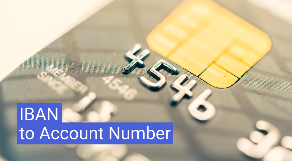 IBAN to Account Number